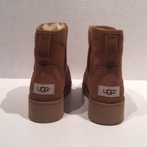 UGG | Shoes | Ugg Kara Chestnut Mini Suede Boots | Poshmark